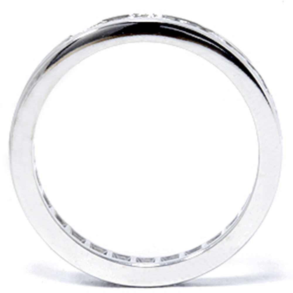 1ct Channel Set Diamond Eternity Ring 950 Platinum | eBay